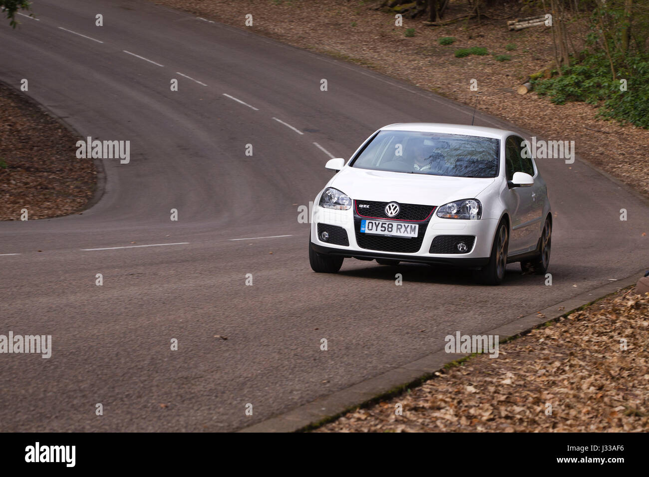 Volkswagen Golf GTI Mk5 built in 2005 being tested at Longcross Testing ...