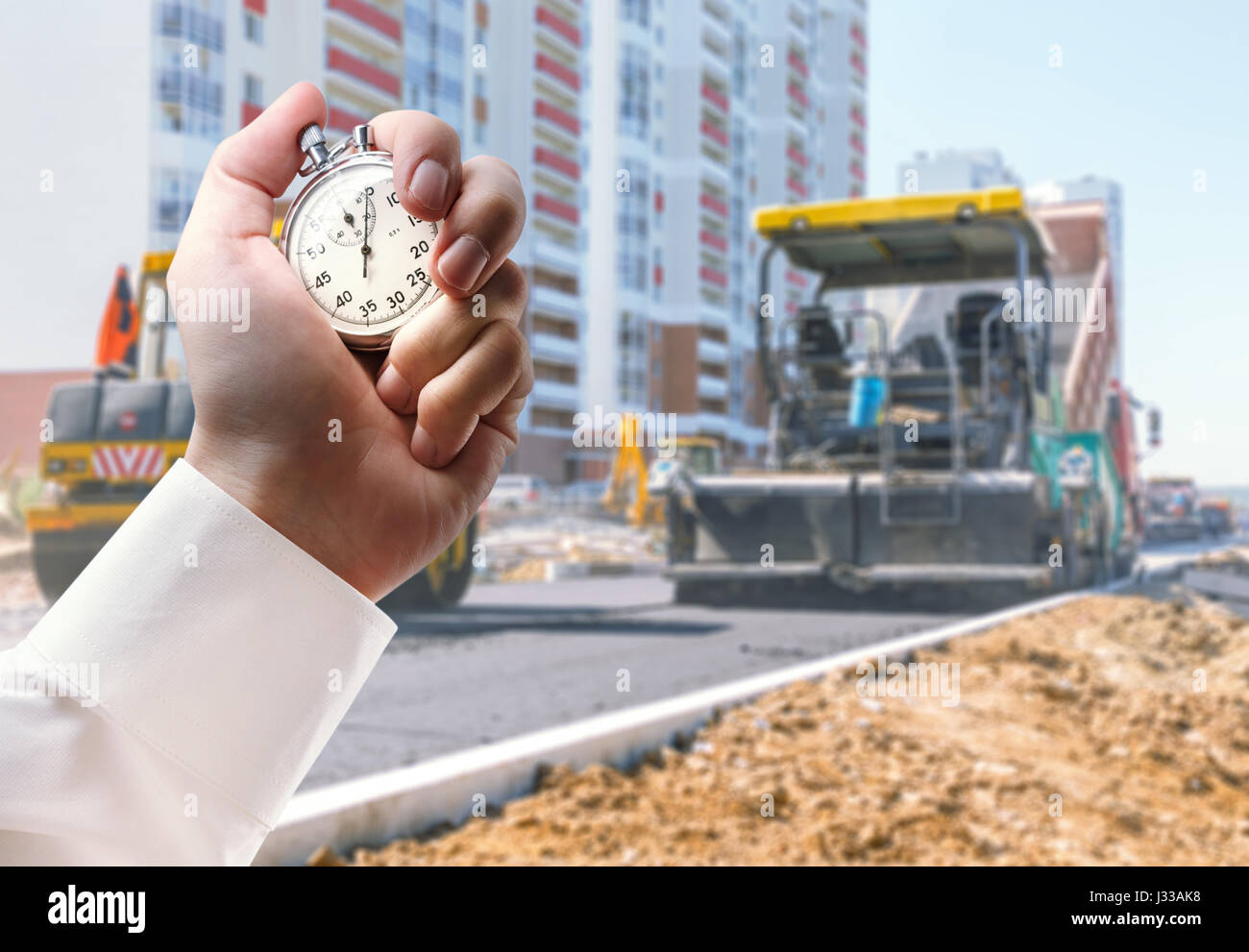 Hand compactor hi-res stock photography and images - Alamy