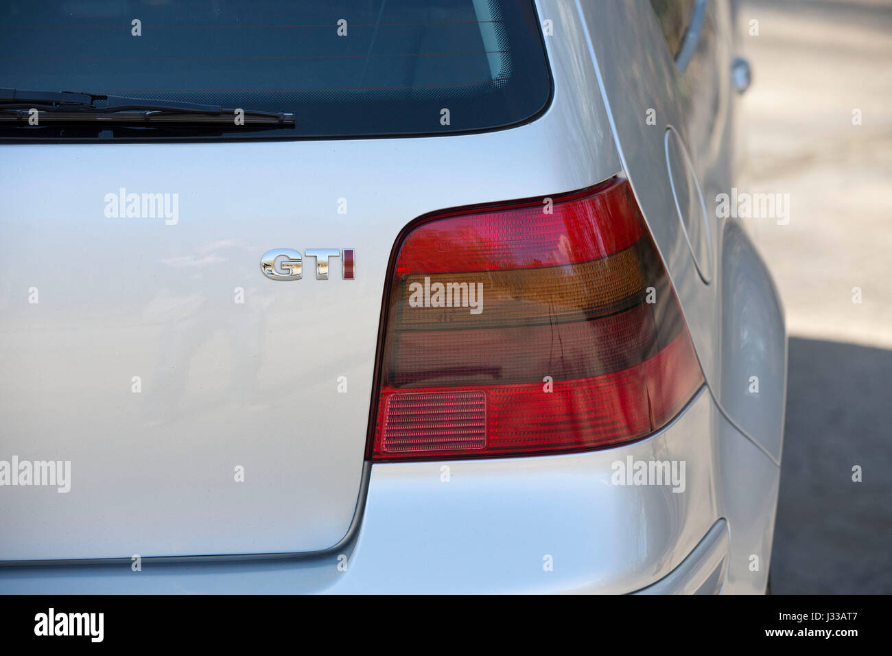 The fourth generation Volkswagen Golf GTI built in 2003 being tested at ...