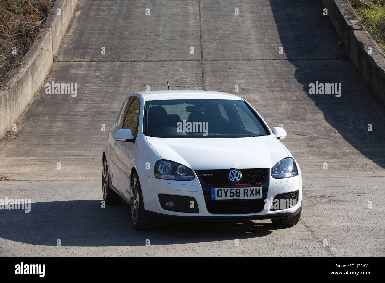 Volkswagen Golf GTI Mk5 built in 2005 being tested at Longcross Testing ...