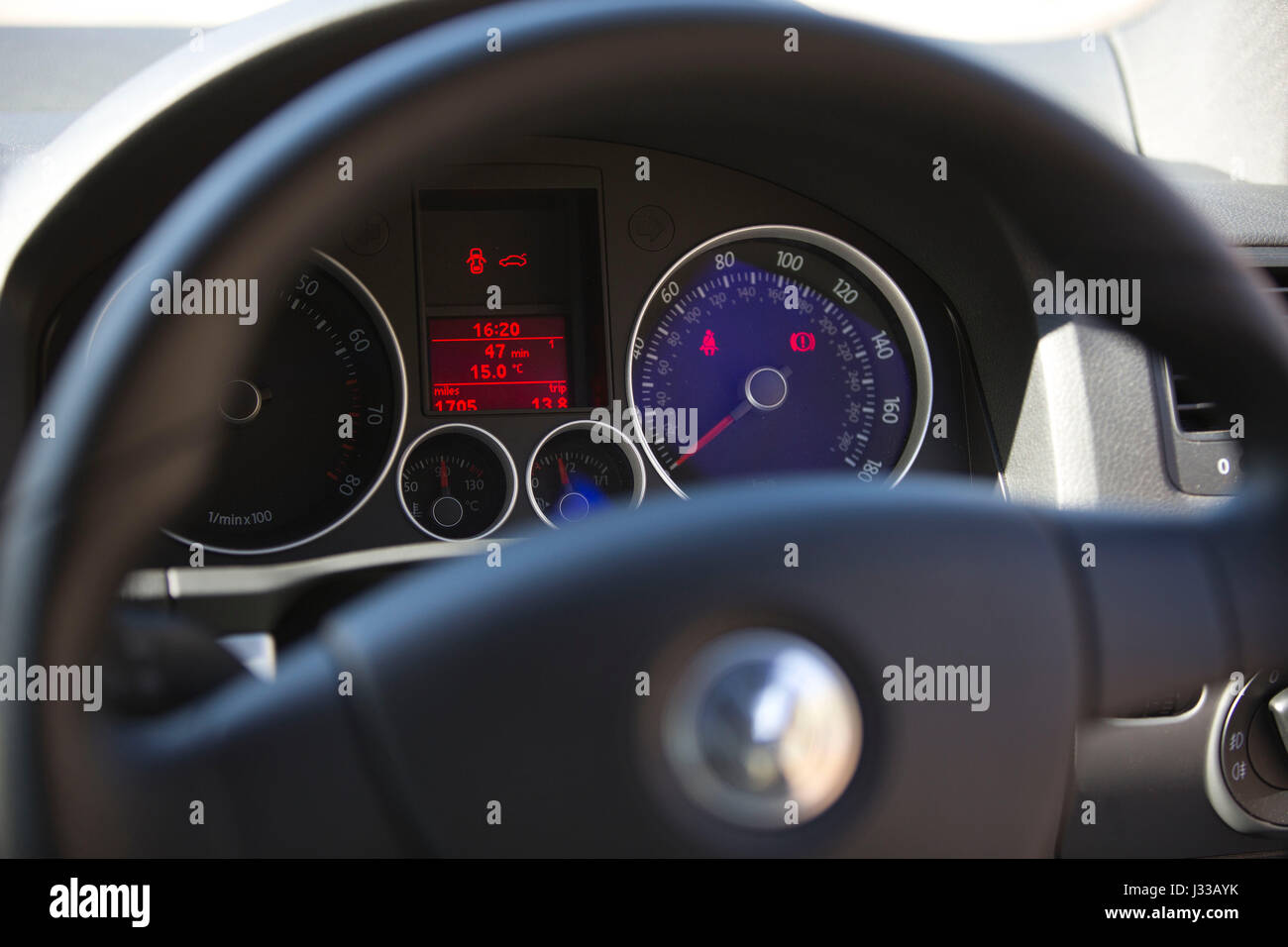 Volkswagen Golf GTI Mk5 built in 2005 being tested at Longcross Testing ...