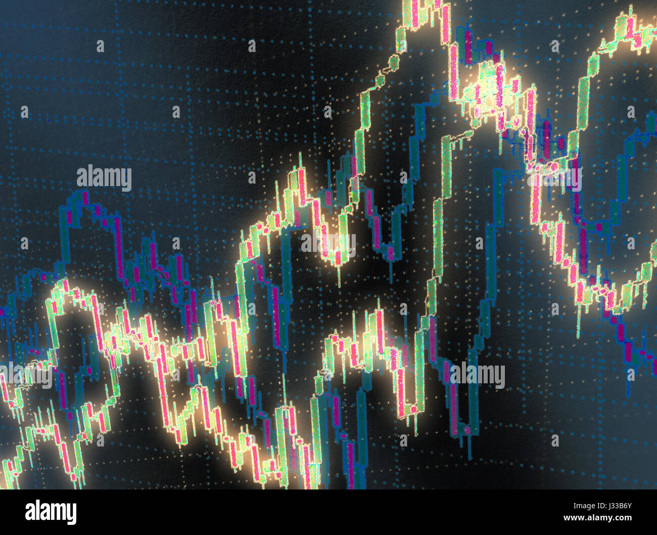 Candle stick graph hi-res stock photography and images - Alamy