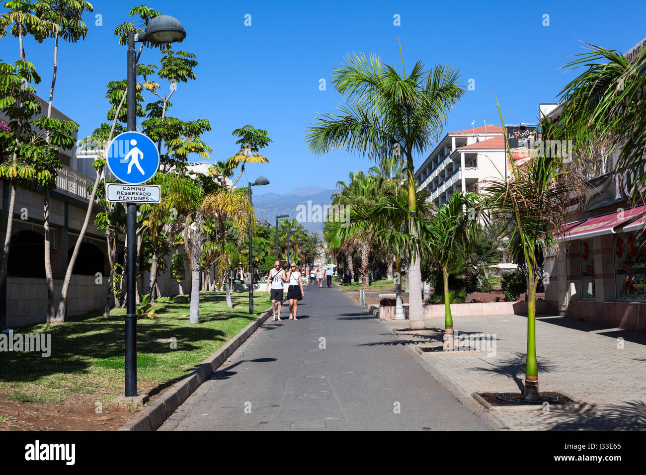 Sign city palm tenerife spain hi-res stock photography and images - Alamy