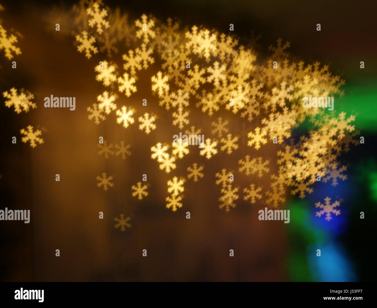 Christmas snowflakes glitter hi-res stock photography and images - Alamy