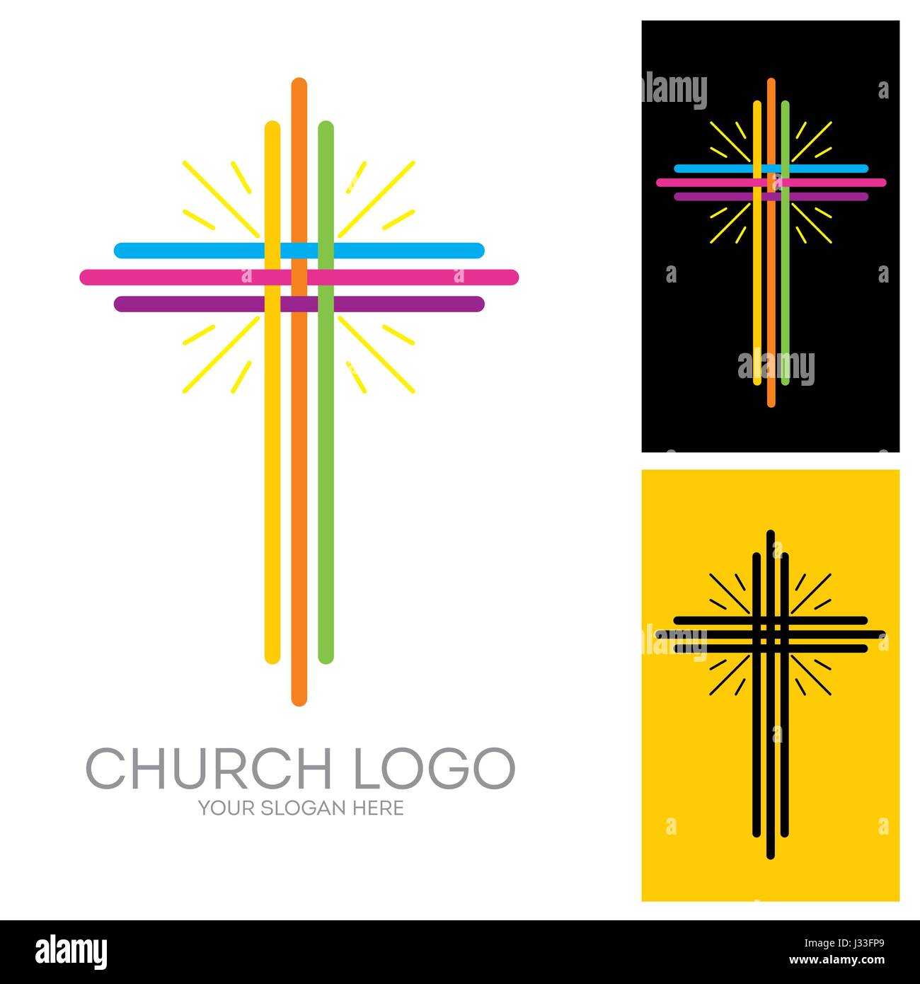 Cross and stripes Cut Out Stock Images & Pictures - Alamy