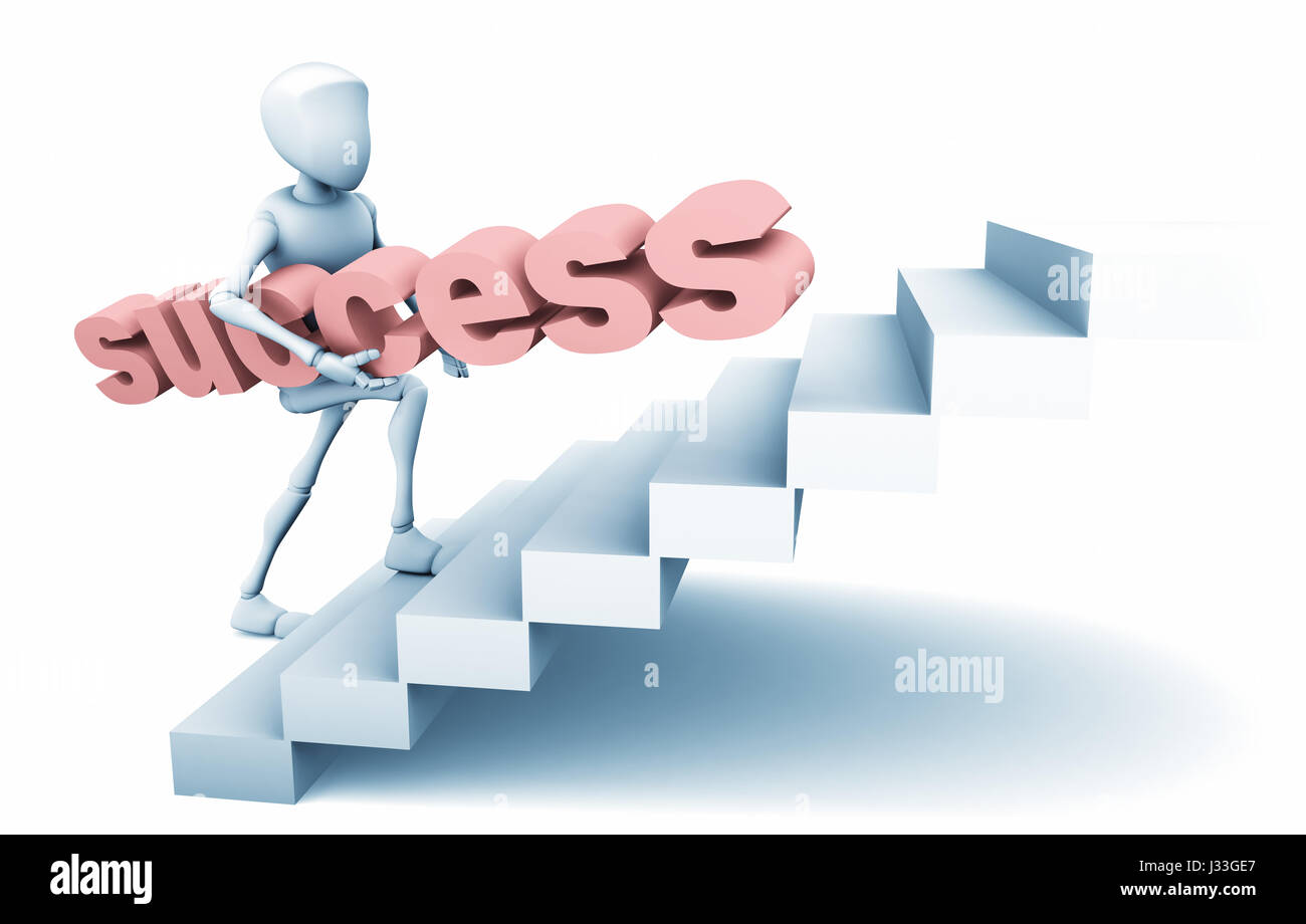 Guy holds success in their hands Stock Photo - Alamy