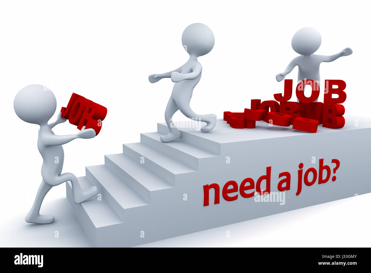 I need a job ? One guy give a job to another. Teamwork Stock Photo - Alamy