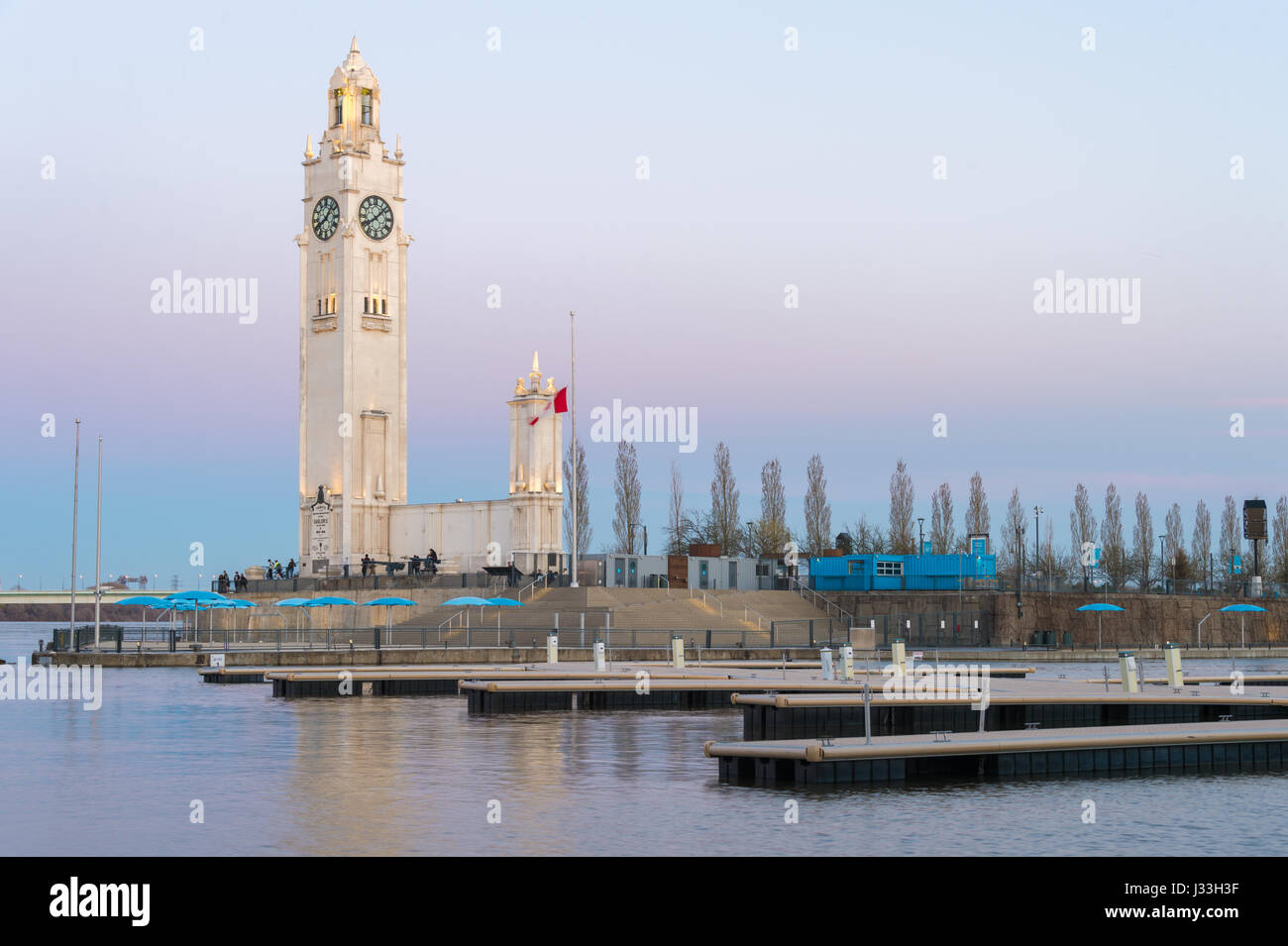 Old port montreal clock tower hi-res stock photography and images - Alamy