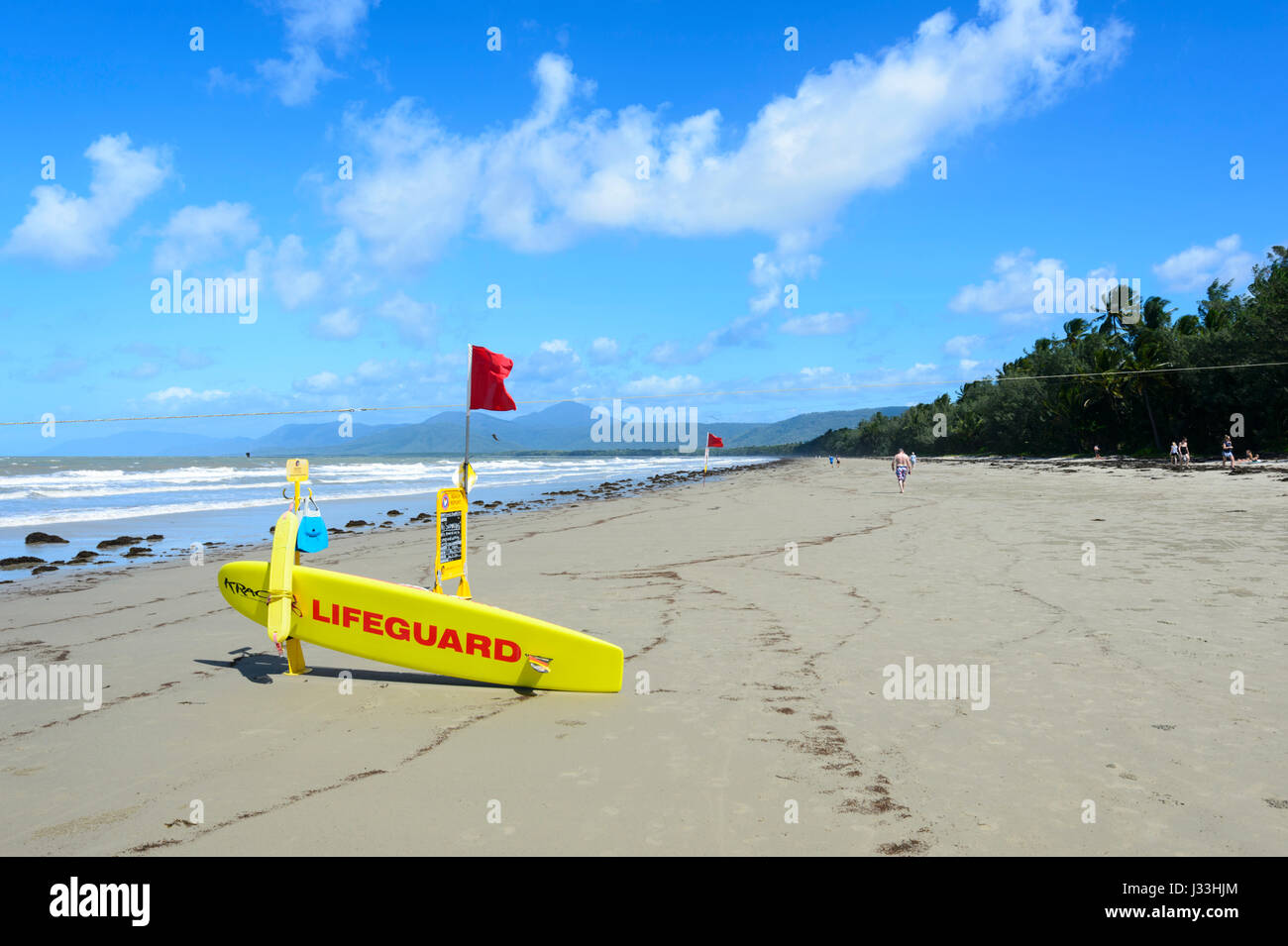 Lifeguards flag beach hi-res stock photography and images - Alamy