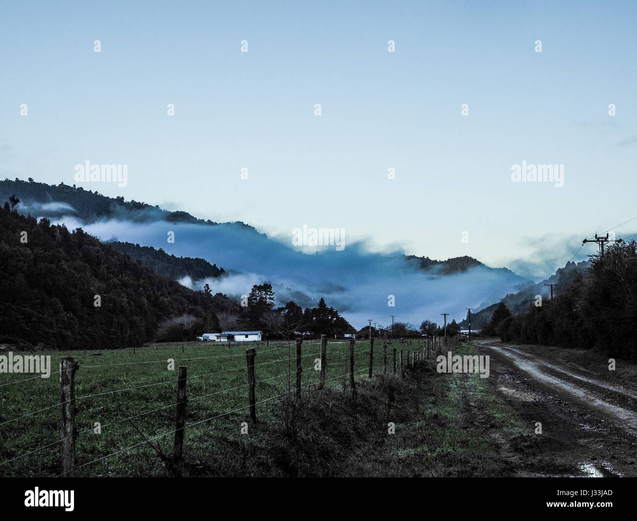 Matahi Vallet Road, Whakatane Distict, Te Urewera, New Zealand, Tuhoe ...