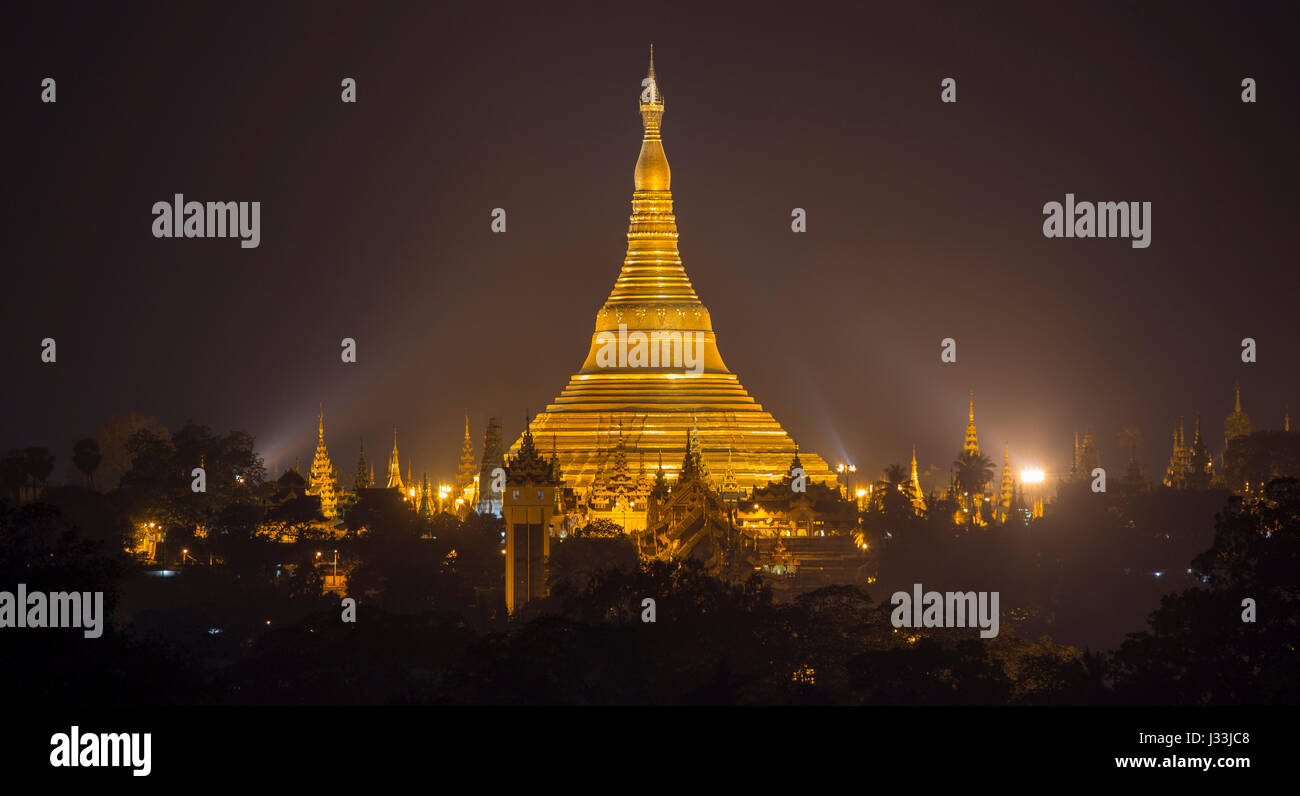 Myanmar night view hi-res stock photography and images - Alamy