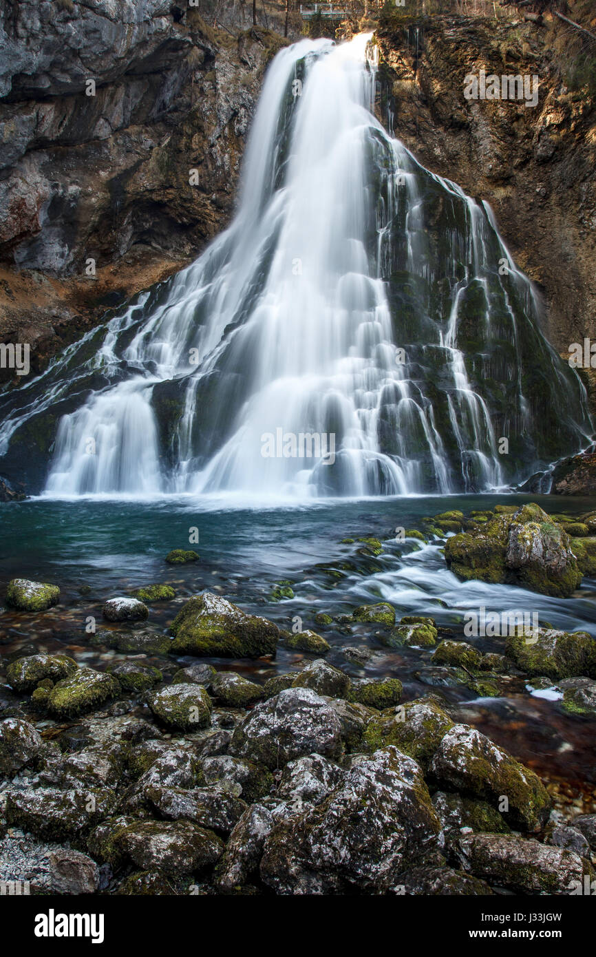 Golling Waterfall, Golling, Hallein District, Austria Stock Photo - Alamy