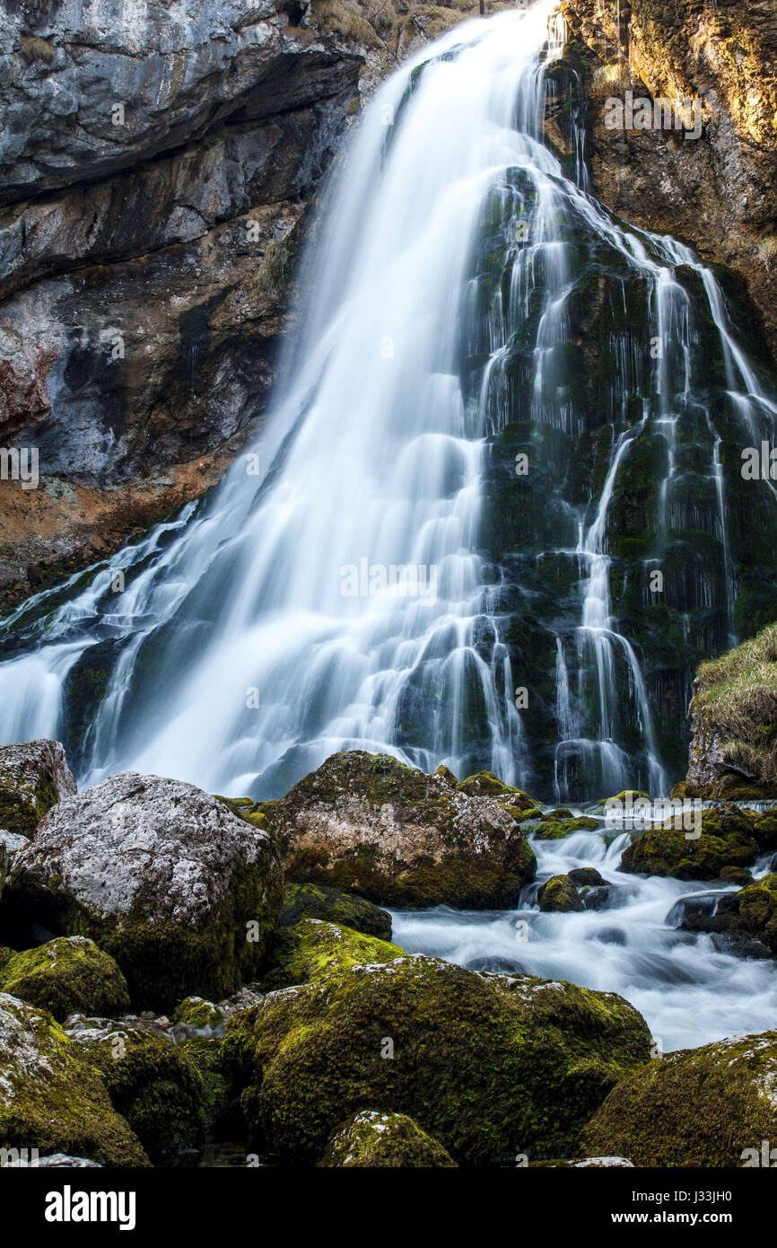Golling Waterfall, Golling, Hallein District, Austria Stock Photo - Alamy