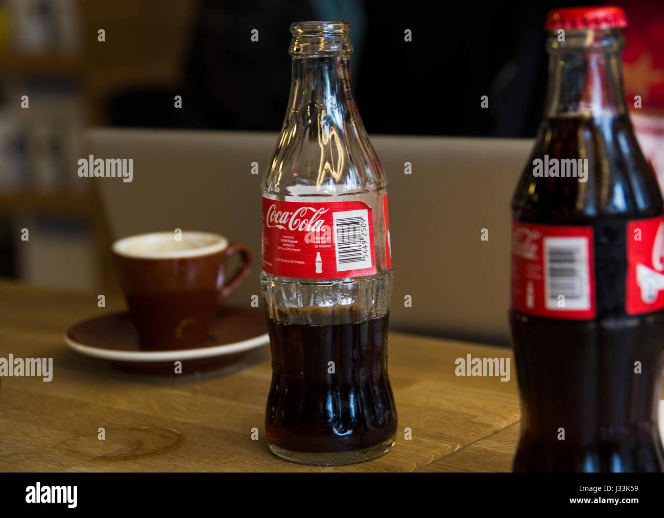 Break time with Coco Cola Stock Photo - Alamy
