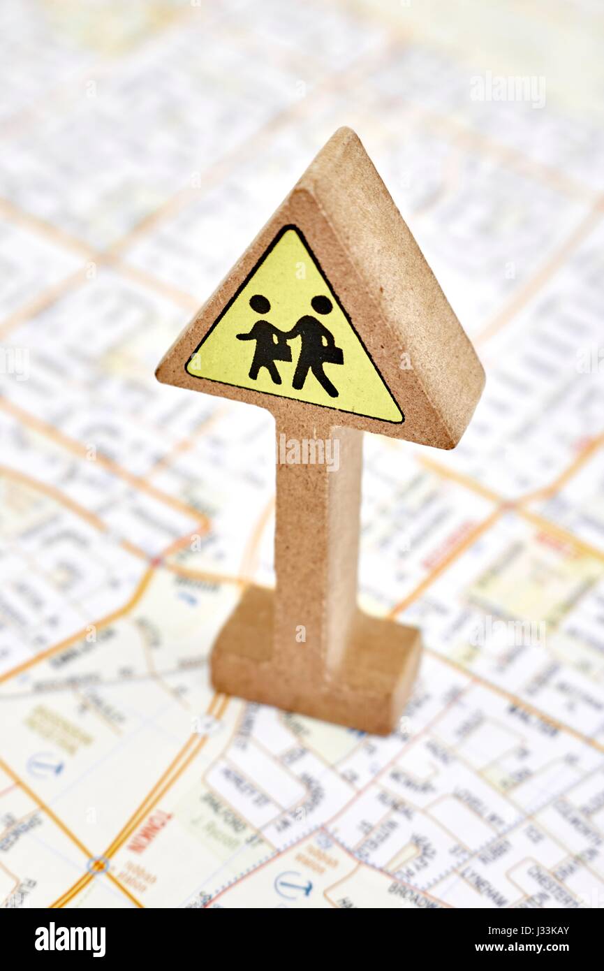 A studio photo of toy road signs Stock Photo - Alamy