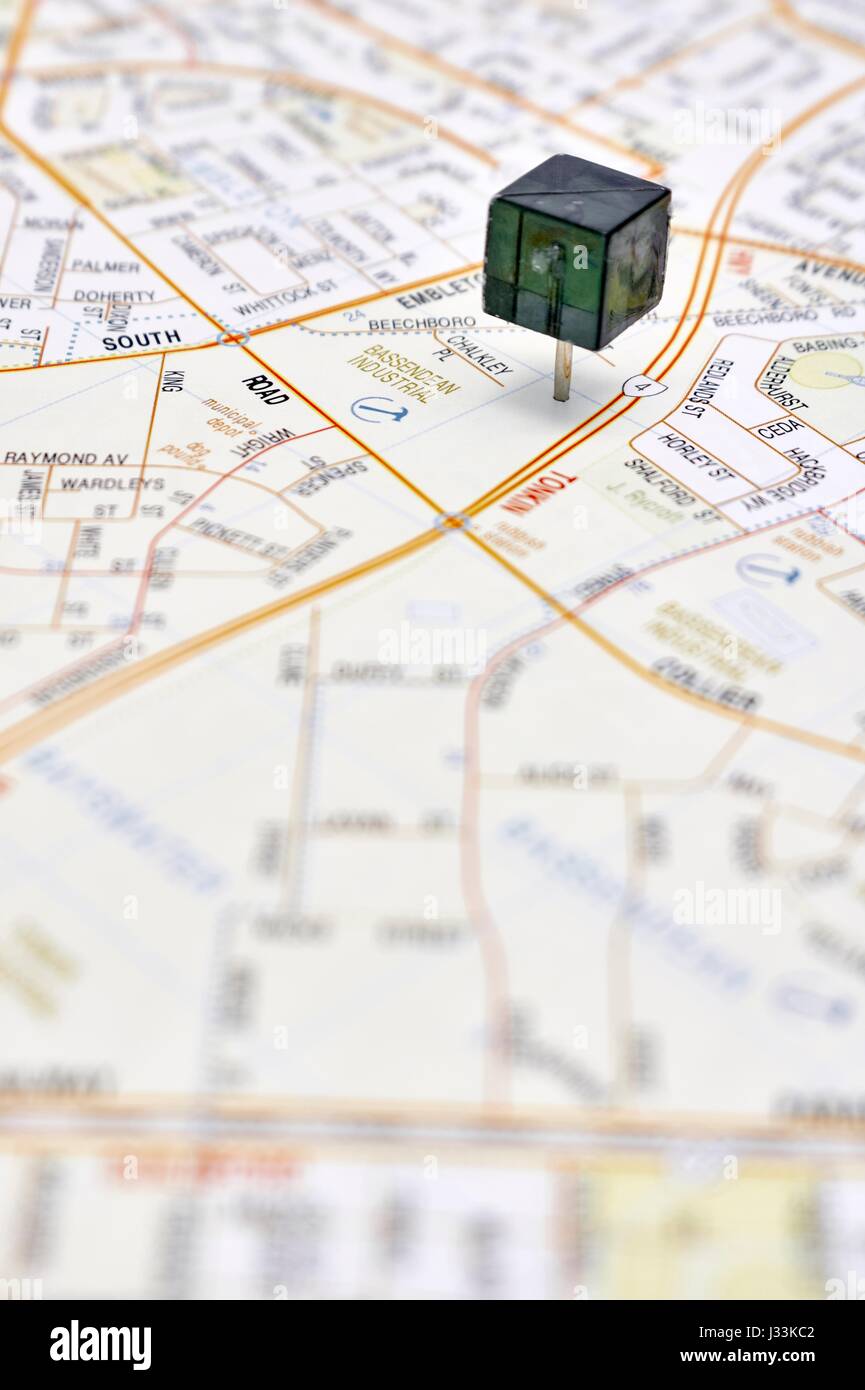 A studio photo of an urban street directory Stock Photo - Alamy