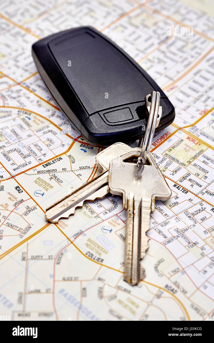 A studio photo of an urban street directory Stock Photo - Alamy