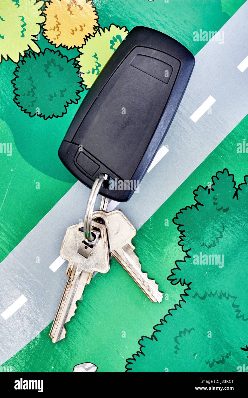 A studio photo of motor vehicle keys Stock Photo - Alamy
