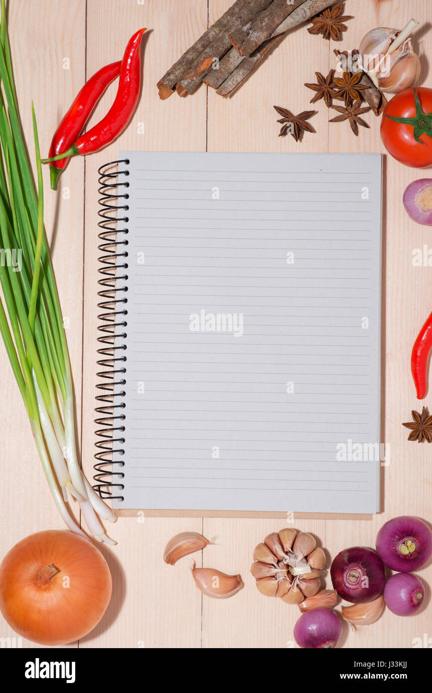 Open book recipes on hi-res stock photography and images - Alamy