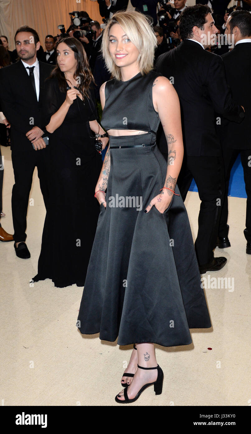 Paris Jackson attending The Metropolitan Museum of Art Costume ...