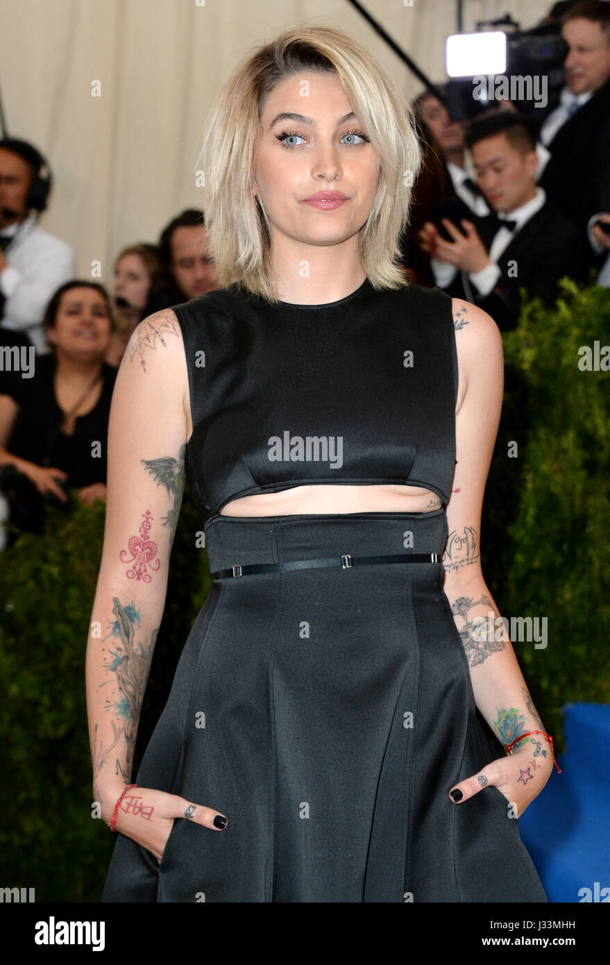 Paris Jackson attending The Metropolitan Museum of Art Costume ...
