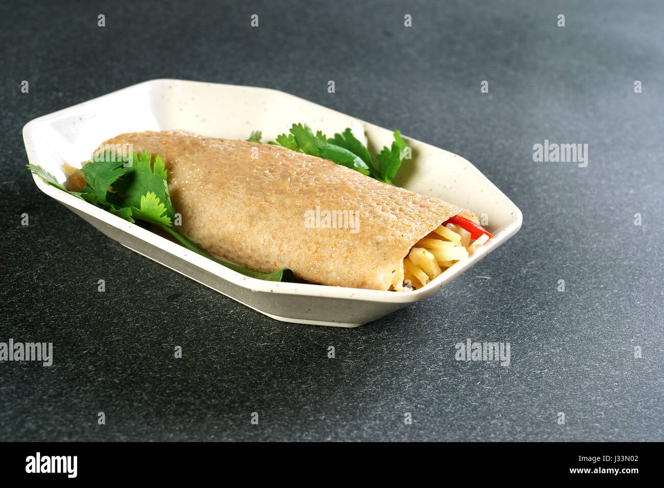 Snacks, snacks, grilled, fried, pasta Stock Photo - Alamy