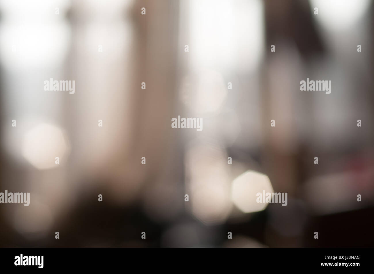 Background defocused room balcony and windows with curtains Stock Photo ...