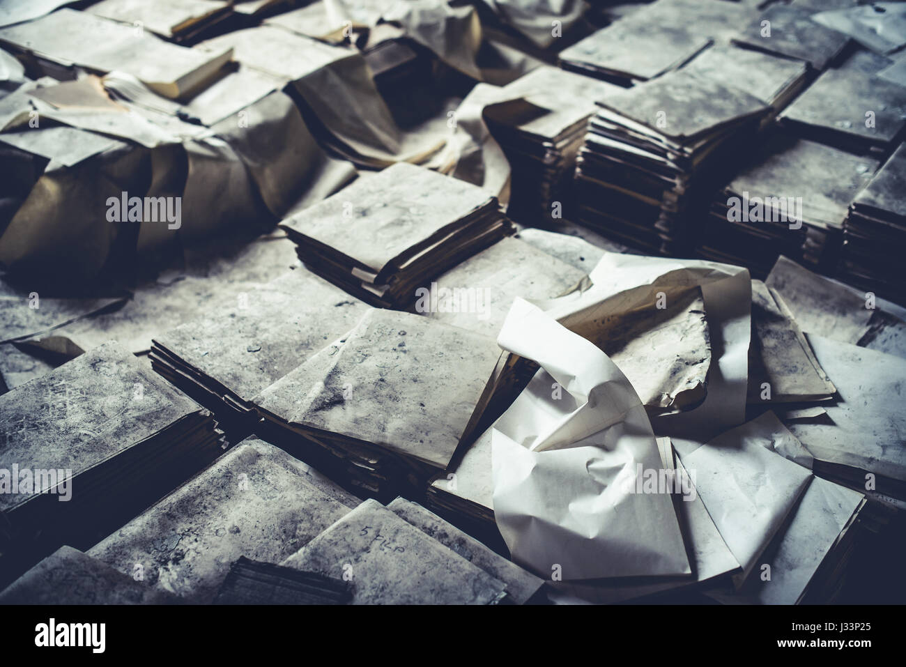 Paperwork pile lost hi-res stock photography and images - Alamy