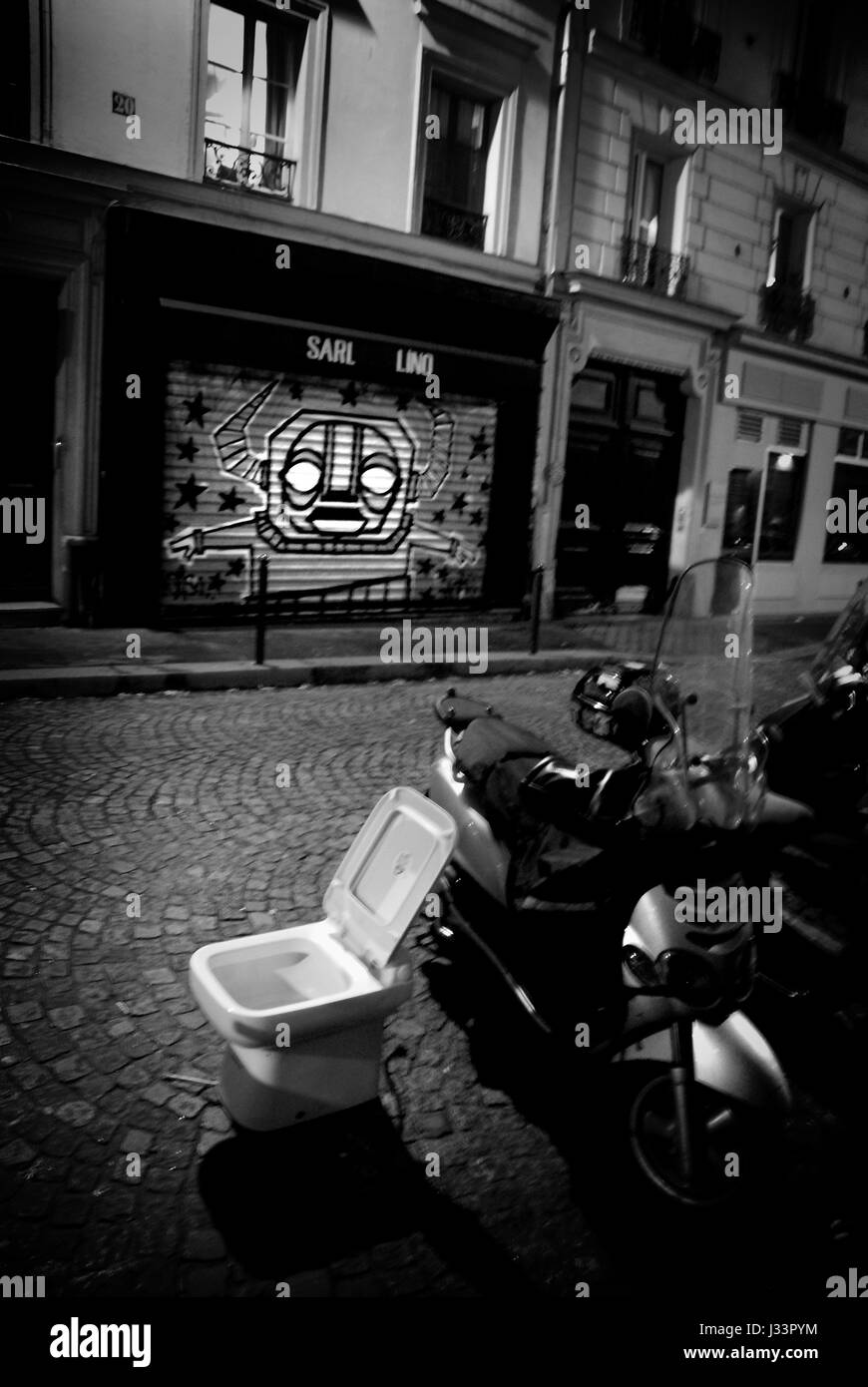 Public toilet in city Black and White Stock Photos & Images - Alamy