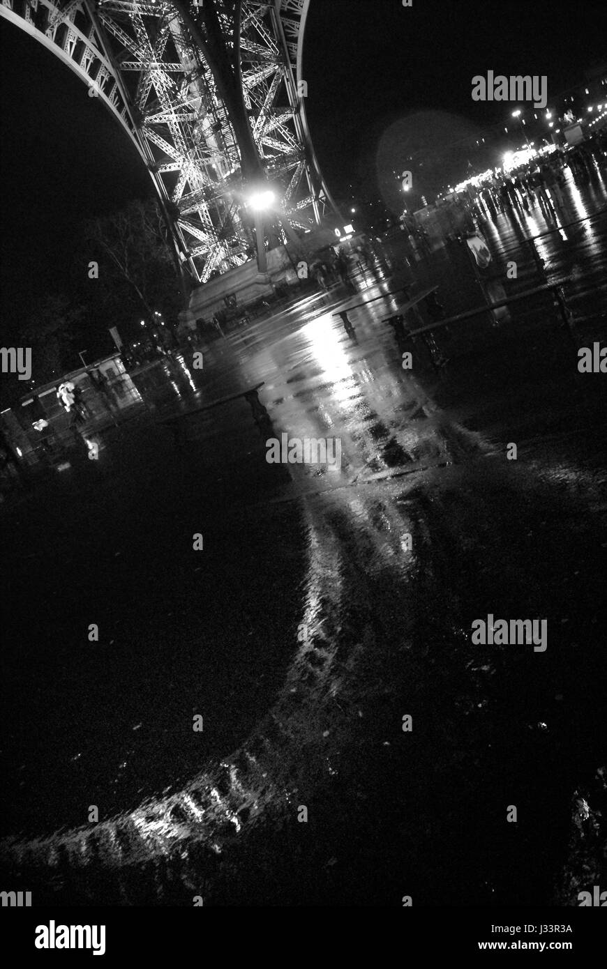 Paris rain street Black and White Stock Photos & Images - Alamy