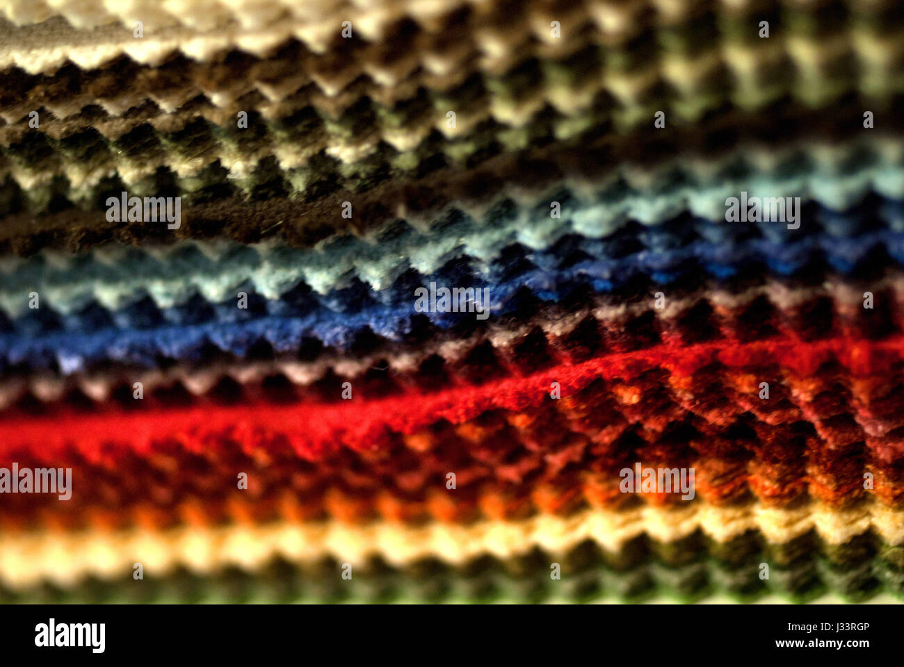 Fabrics sample book/ Layers of coloured fabrics Stock Photo - Alamy
