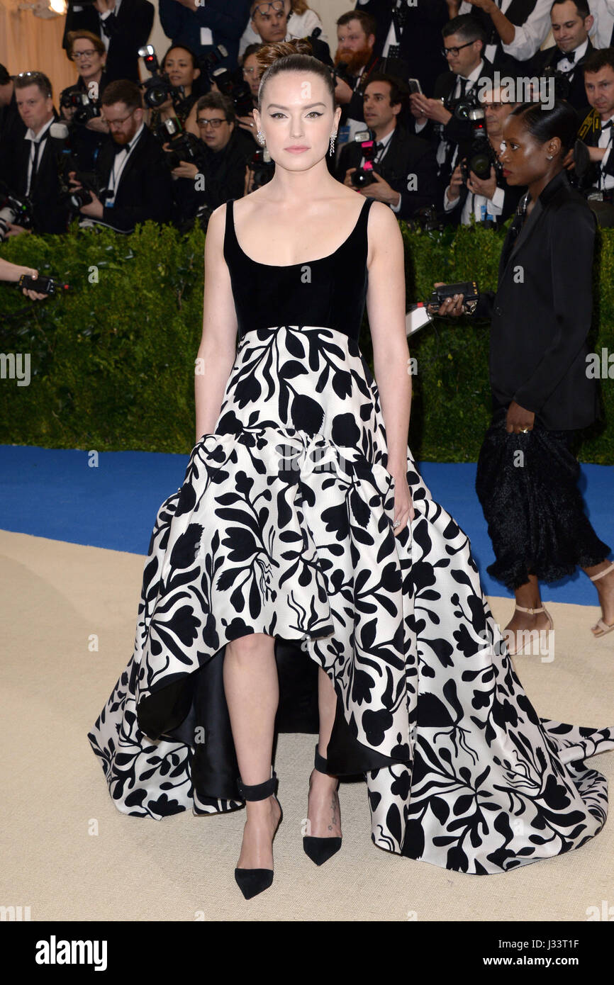 Daisy Ridley attending The Metropolitan Museum of Art Costume Institute ...
