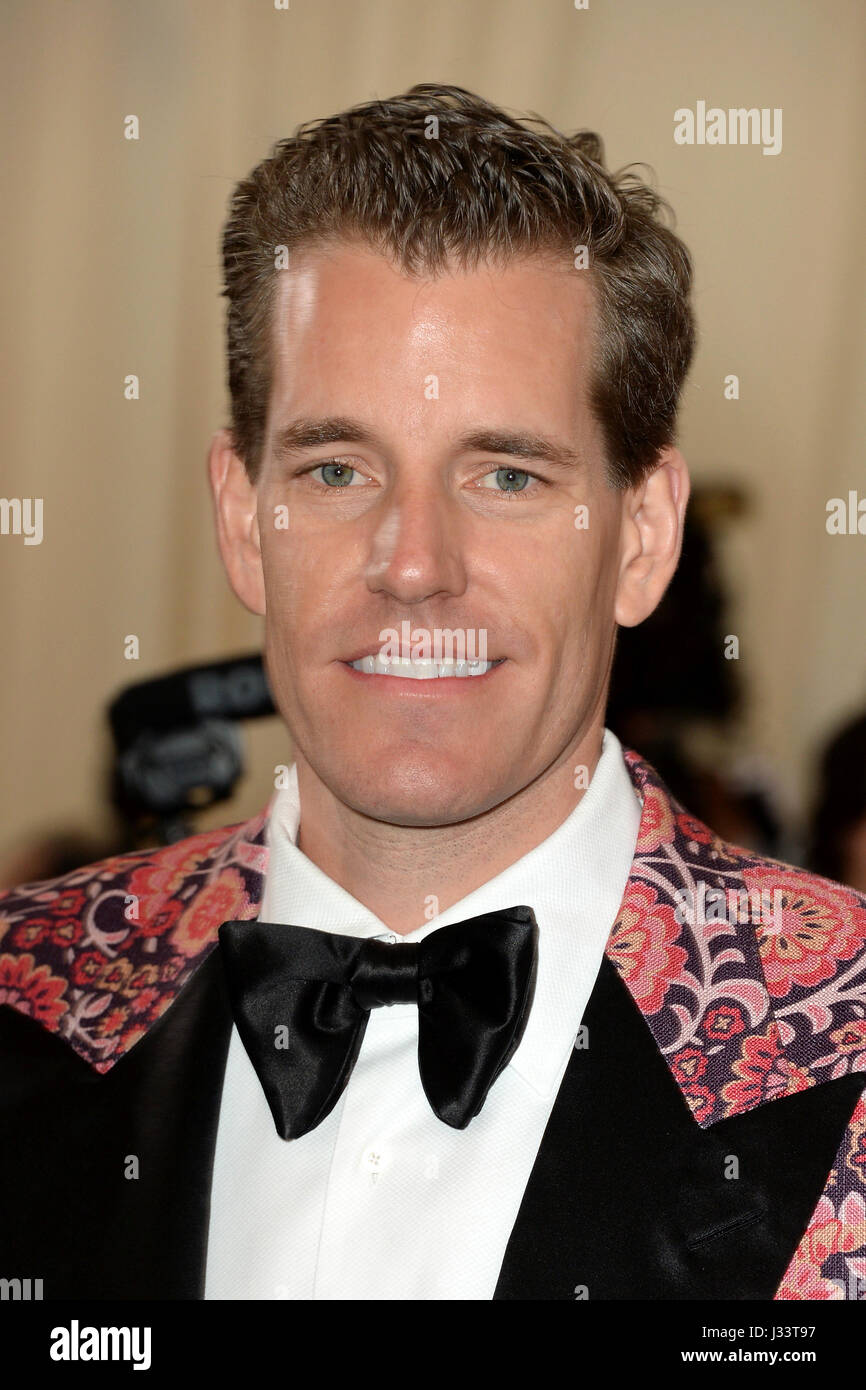 Tyler Winklevoss attending The Metropolitan Museum of Art Costume ...