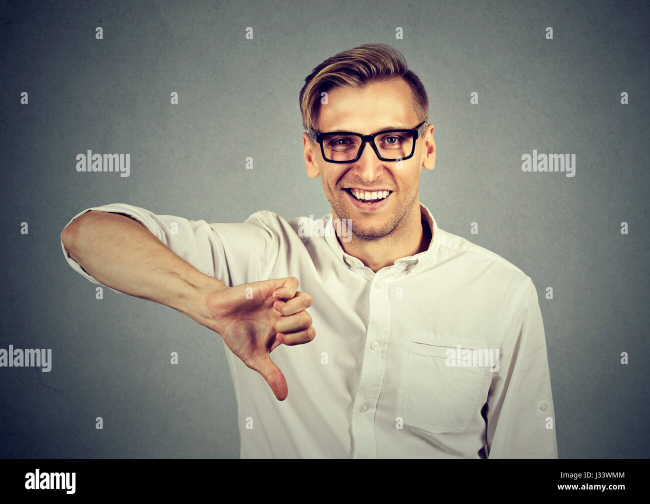Loser hand gesture man hi-res stock photography and images - Alamy
