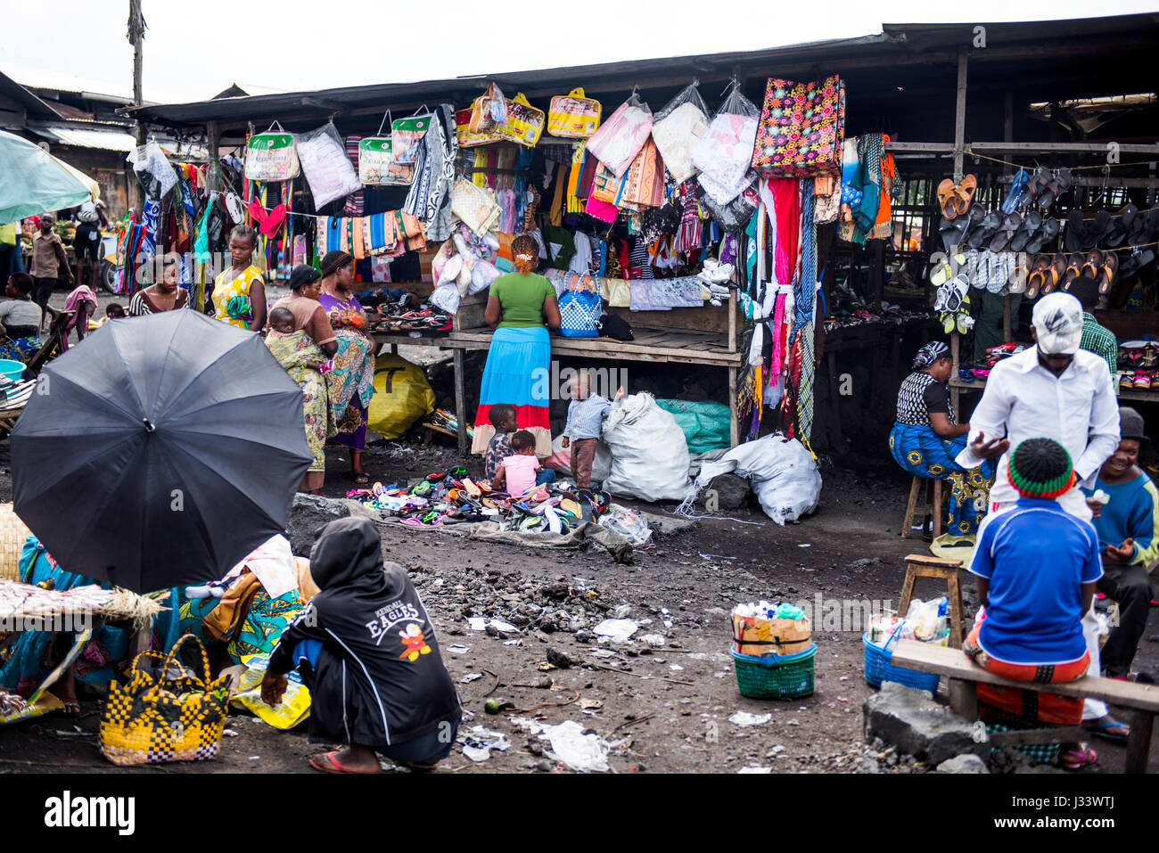 Market in RDC Stock Photo - Alamy