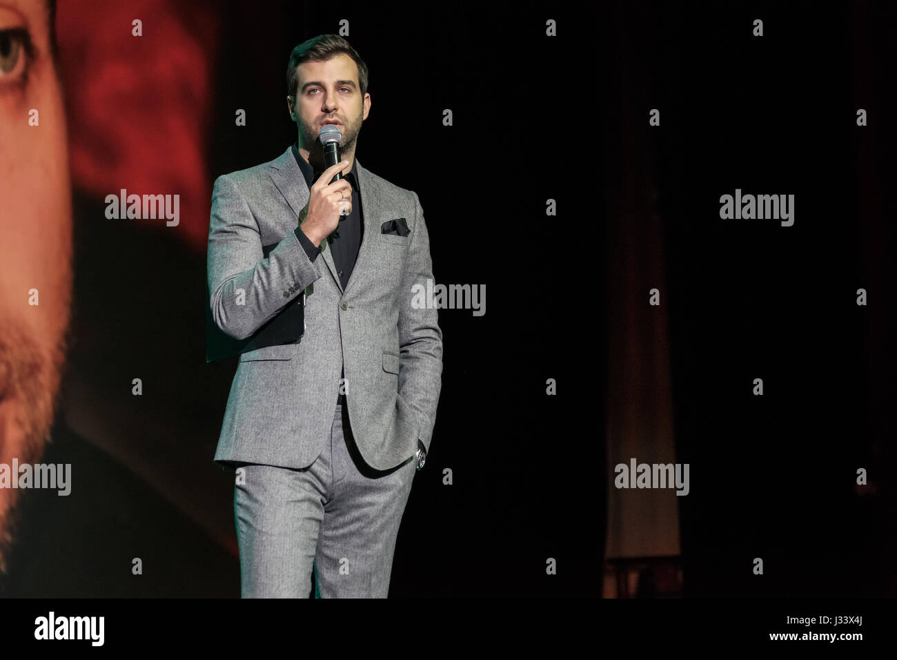Famous Russian showman Ivan Urgant performs at Synergy Global Forum ...