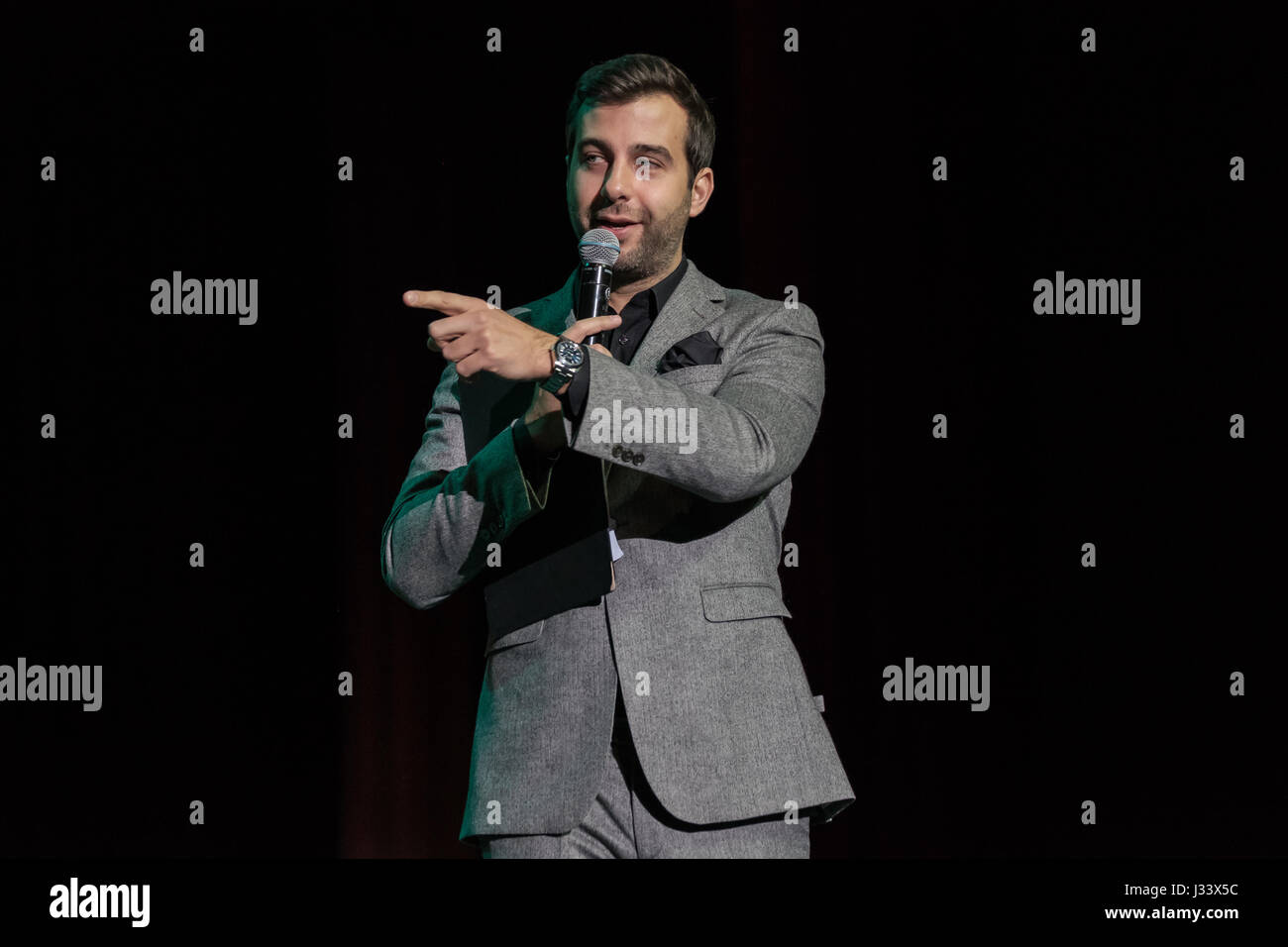 Famous Russian showman Ivan Urgant performs at Synergy Global Forum ...