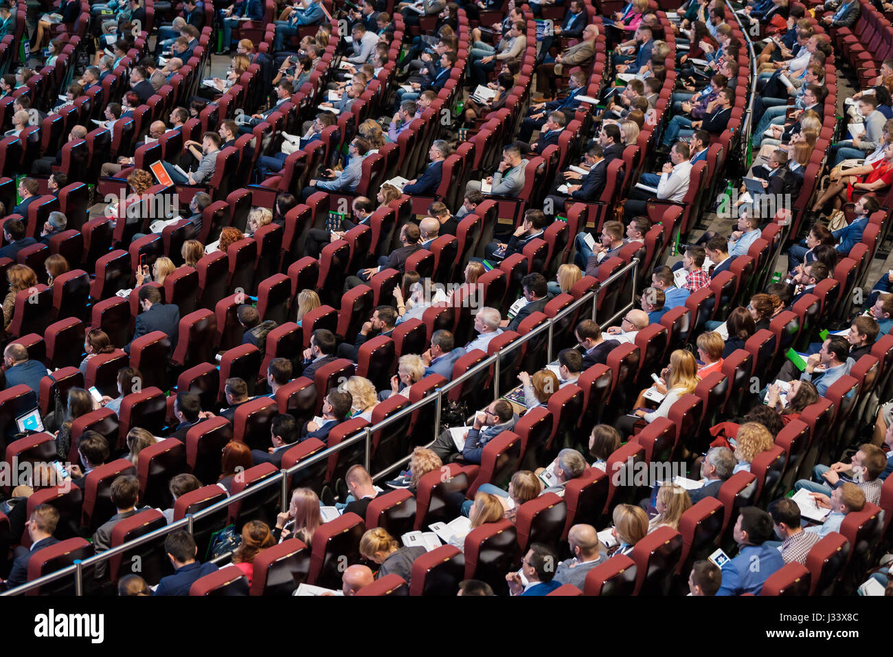 Audience at conference hall Stock Photo - Alamy