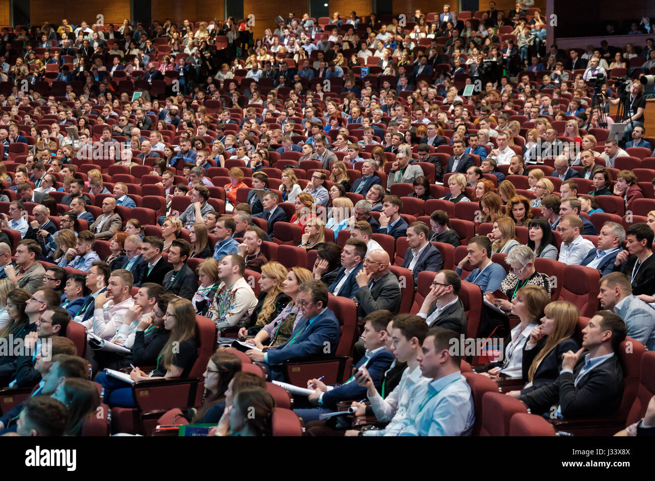 Audience at conference hall Stock Photo - Alamy