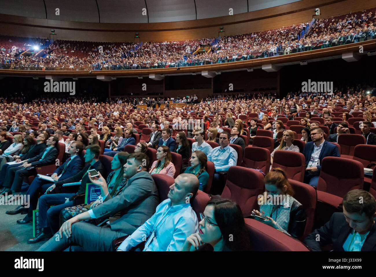 Audience at conference hall Stock Photo - Alamy