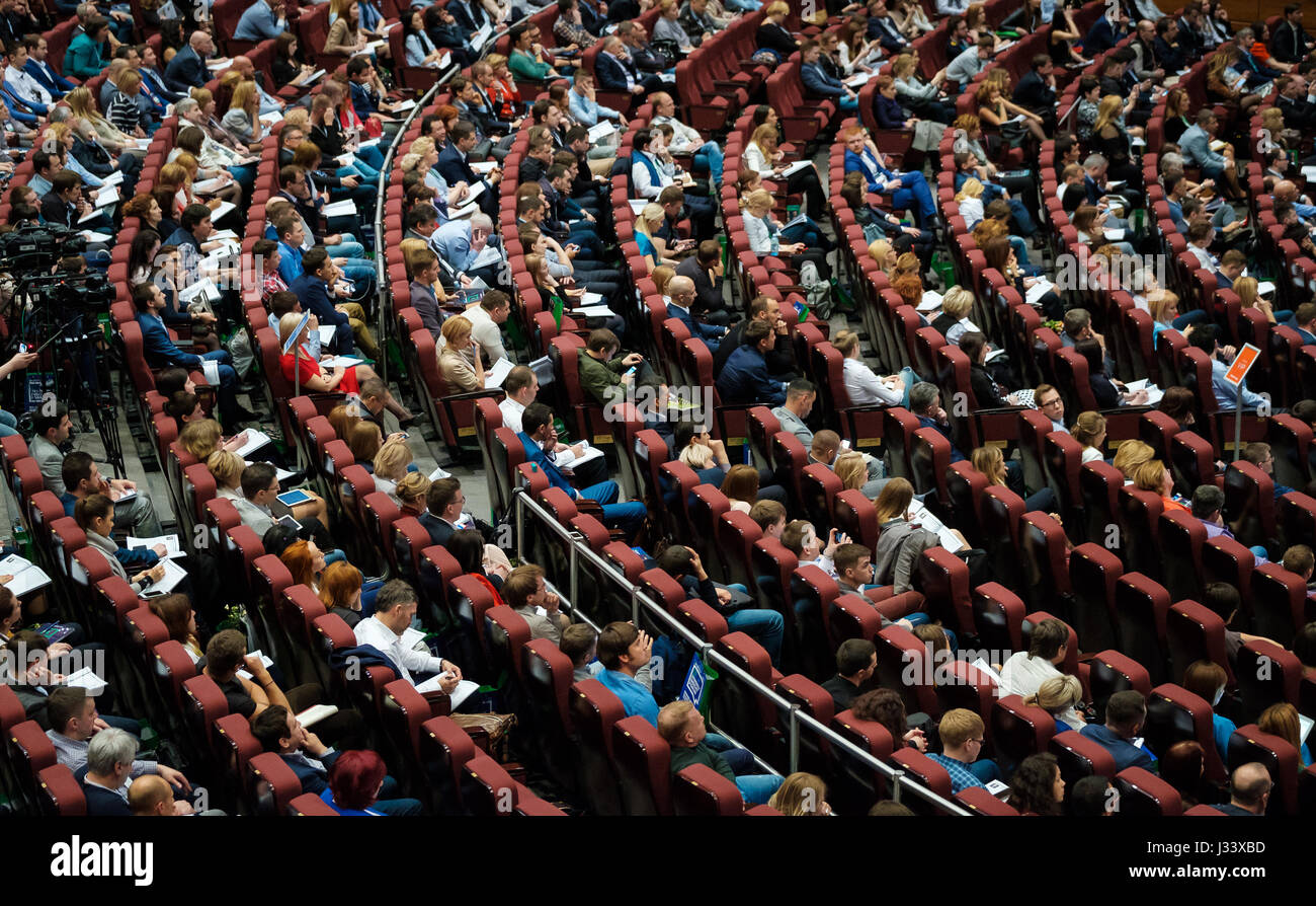 Audience at conference hall Stock Photo - Alamy
