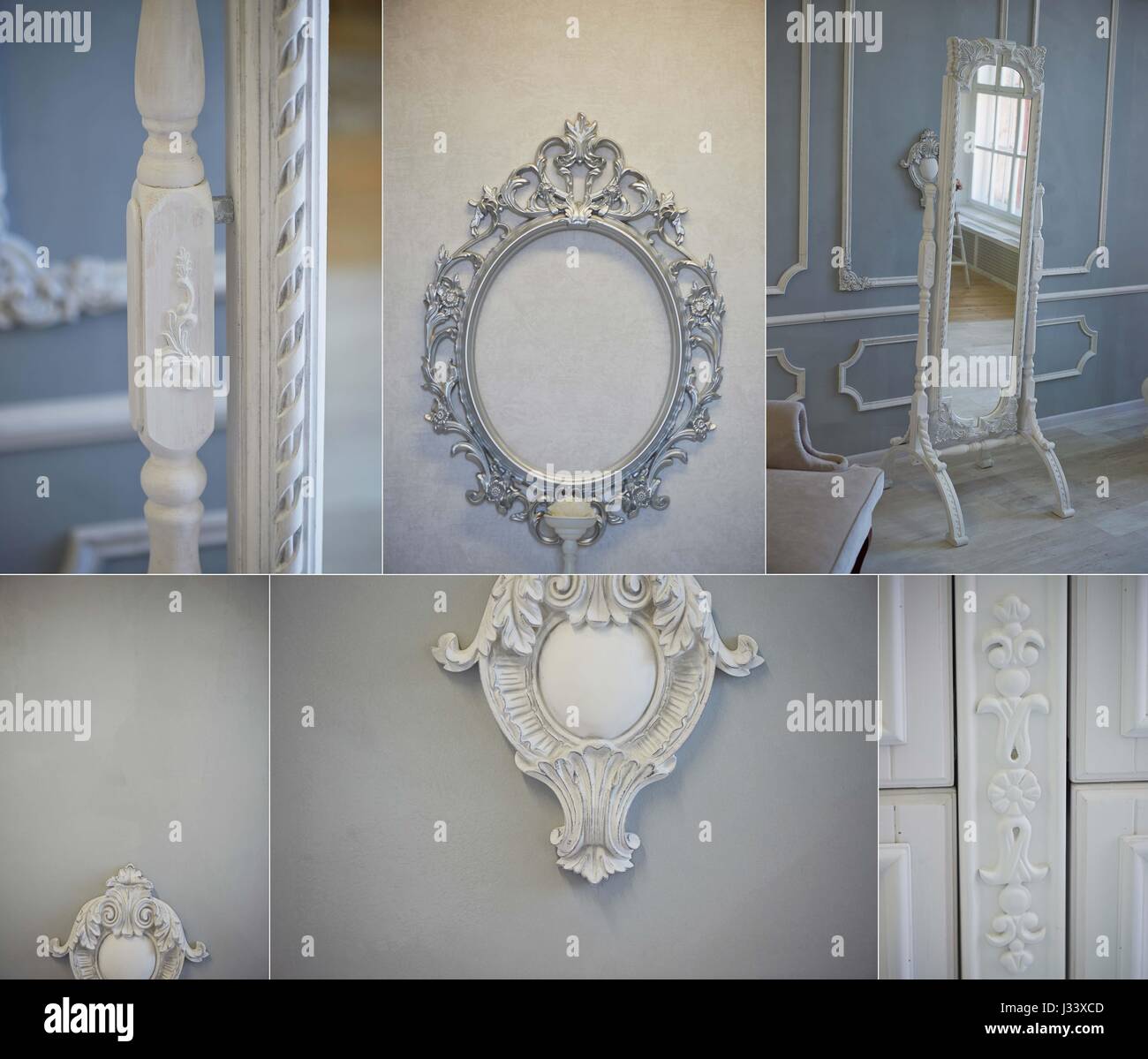 Vintage wallpaper 18th century hi-res stock photography and images - Alamy