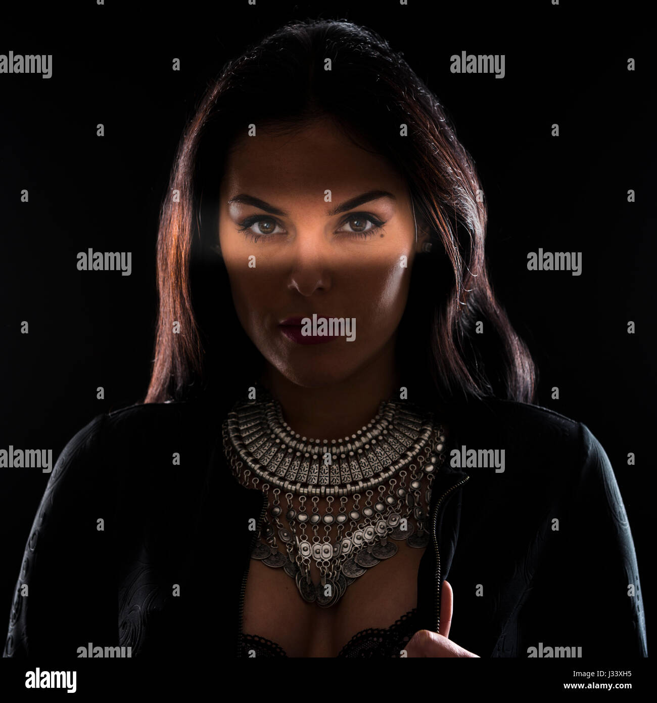 Tanned female model hi-res stock photography and images - Alamy