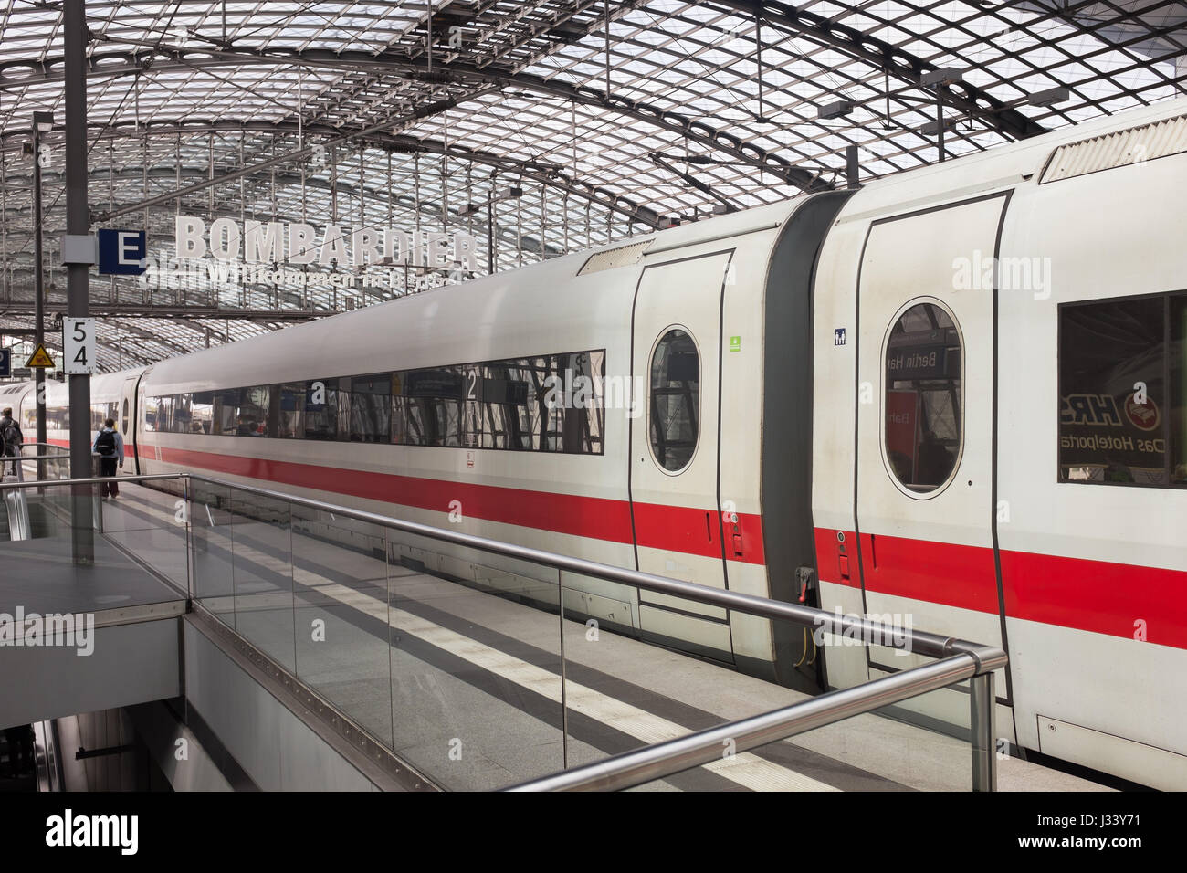 BERLIN, APRIL 24TH: An ICE (interCity-Express or InterCityExpress) high ...