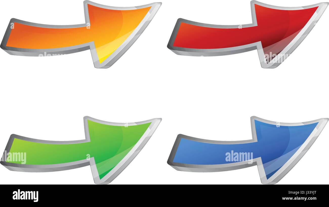 Arrow icon - Illustration as EPS 10 File Stock Vector Image & Art - Alamy