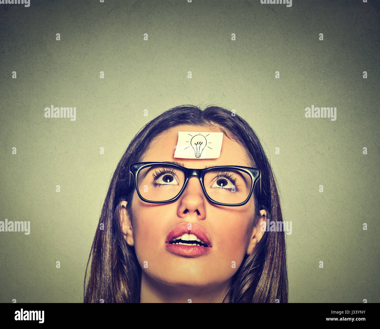 Young woman has a good idea Stock Photo - Alamy Young woman has a good idea Stock Photo - Alamy