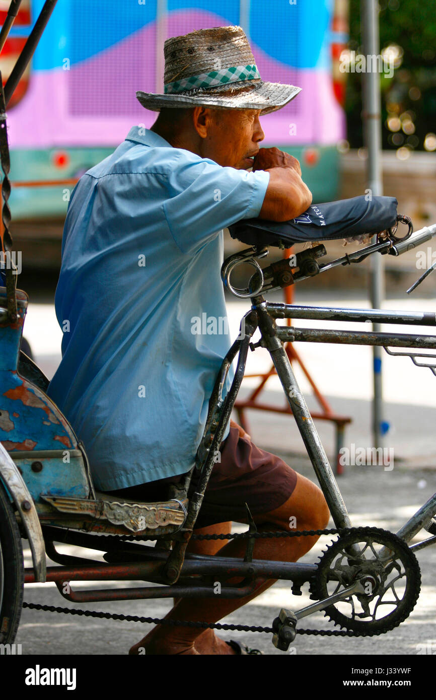 Thailand cycle rickshaw hi-res stock photography and images - Alamy
