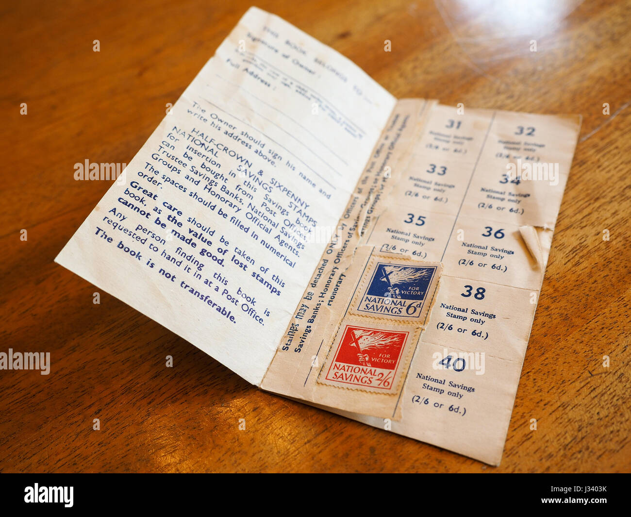 old vintage used National Savings Stamp book secure safe cash finance ...