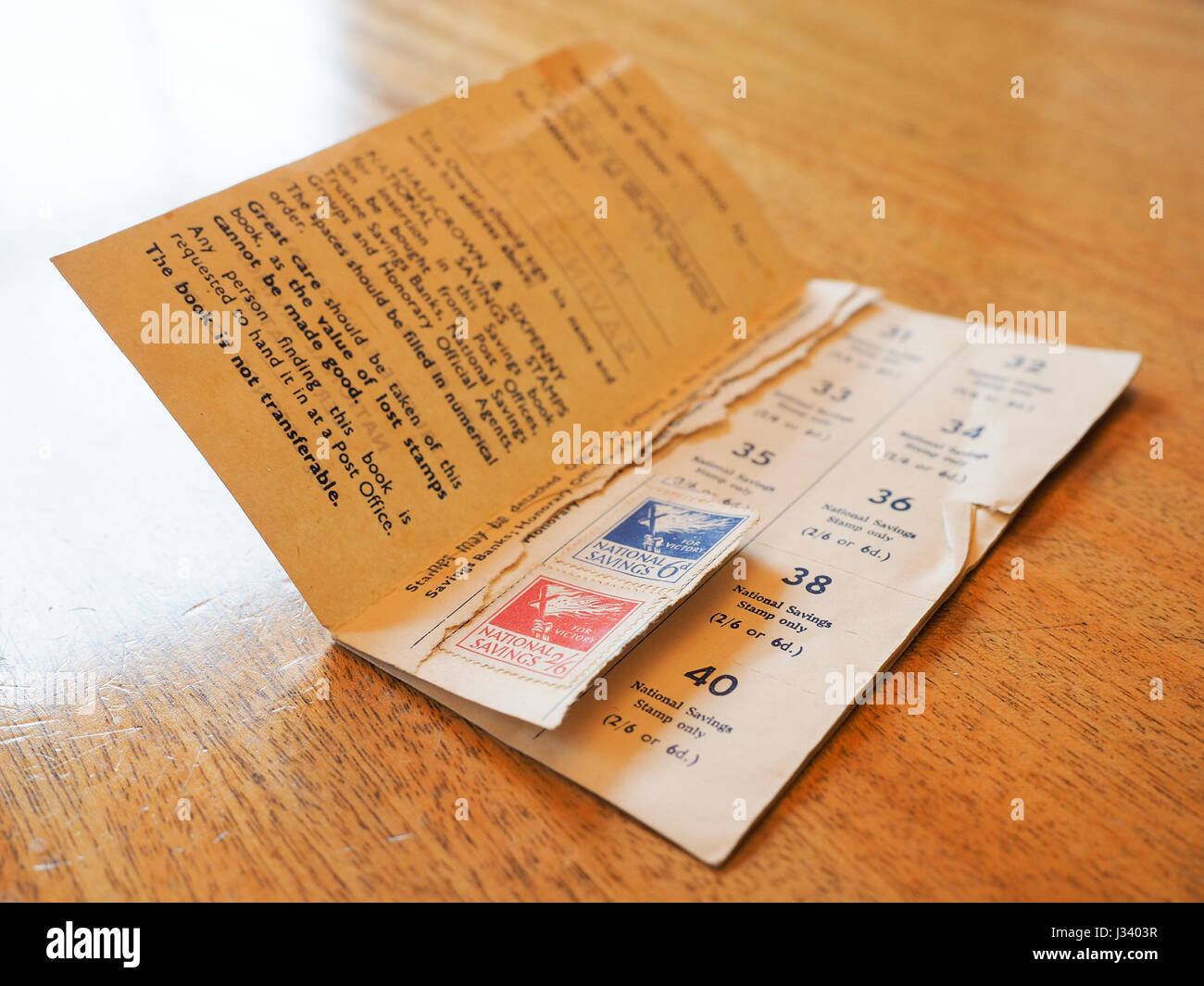 old vintage used National Savings Stamp book secure safe cash finance ...