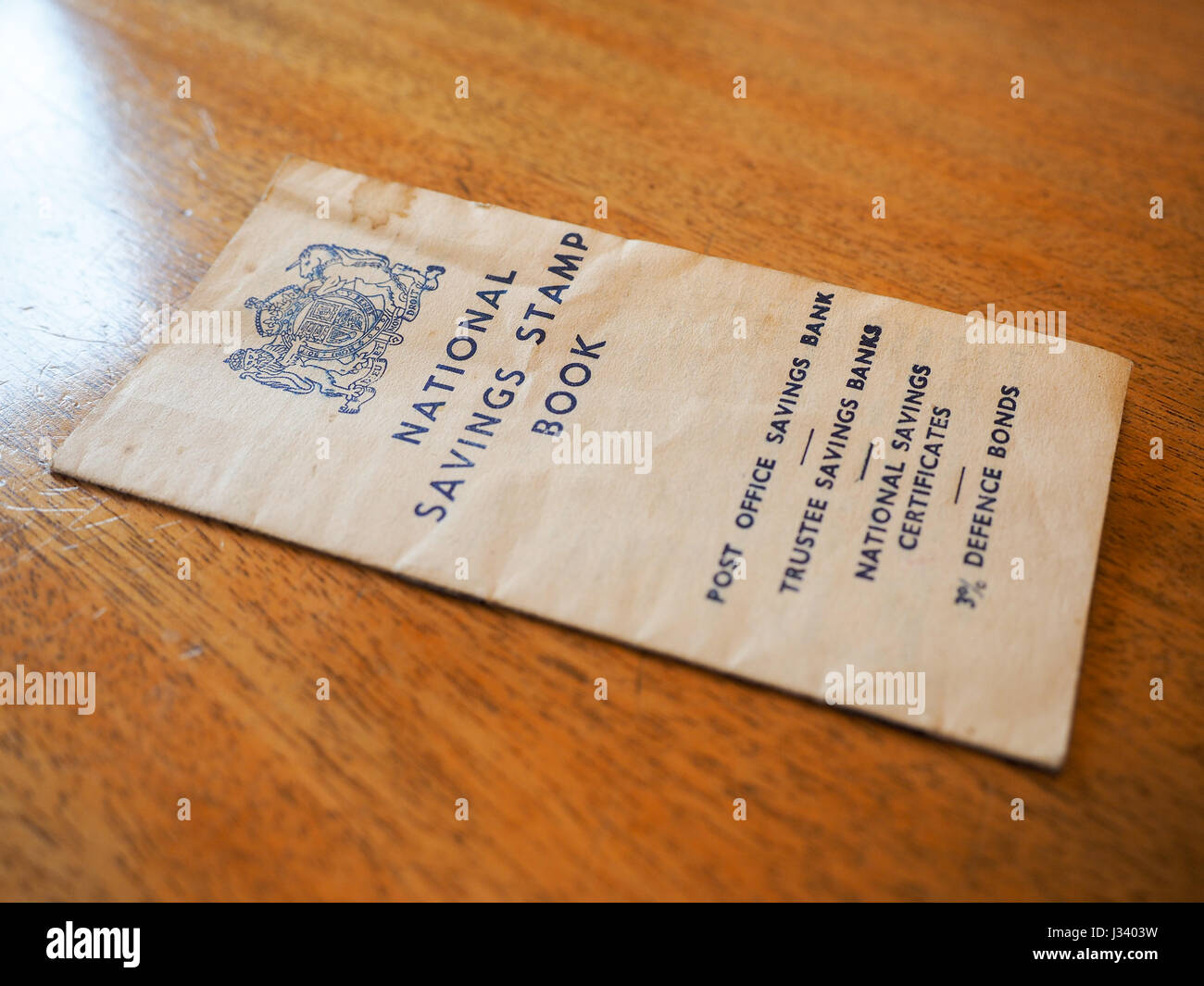 old vintage used National Savings Stamp book secure safe cash finance ...